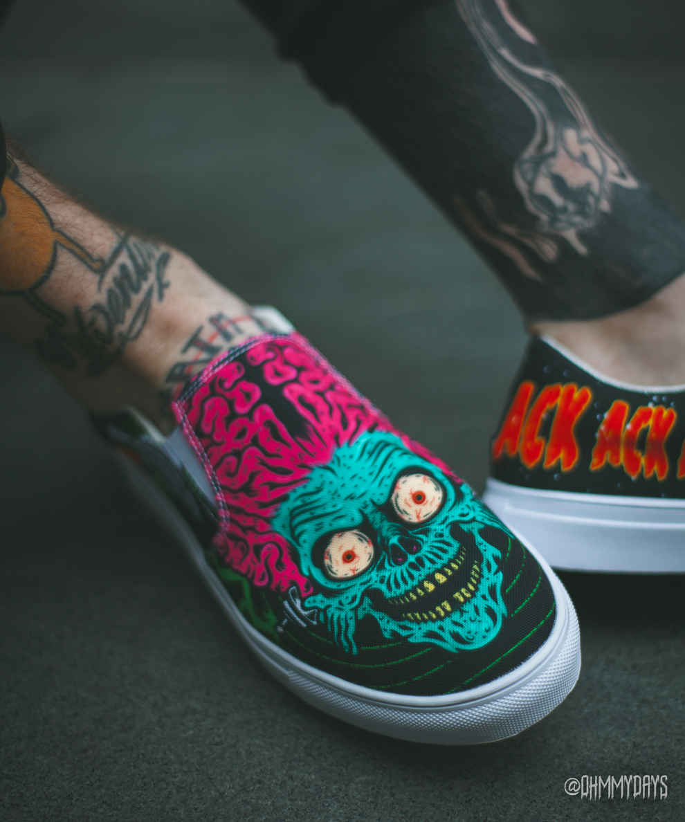 Mars Attacks! Slip-on Shoes – Midnight Monster Society