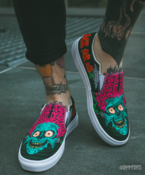 Mars Attacks! Slip-on Shoes – Midnight Monster Society
