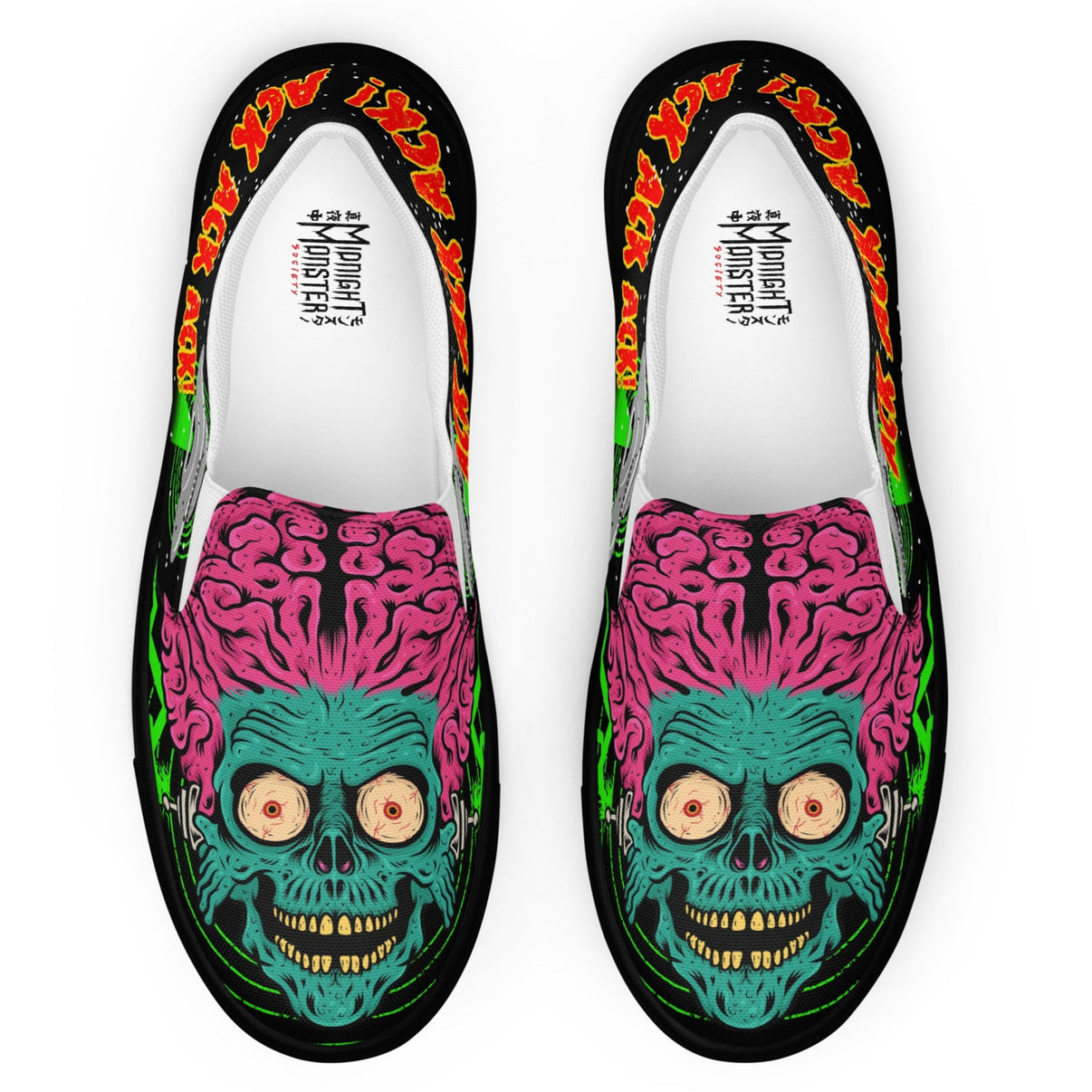 Mars Attacks! Slip-on Shoes – Midnight Monster Society